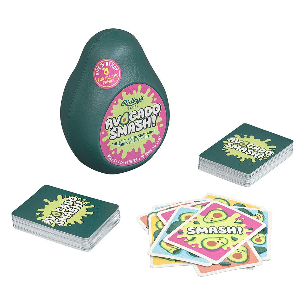 Ridley's Avocado Smash! 71 Piece Family Action Card Game with Storage Case,1 ea