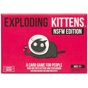 nsfw by exploding kittens - card games for adults & teens - a russian roulette card game (package may vary)