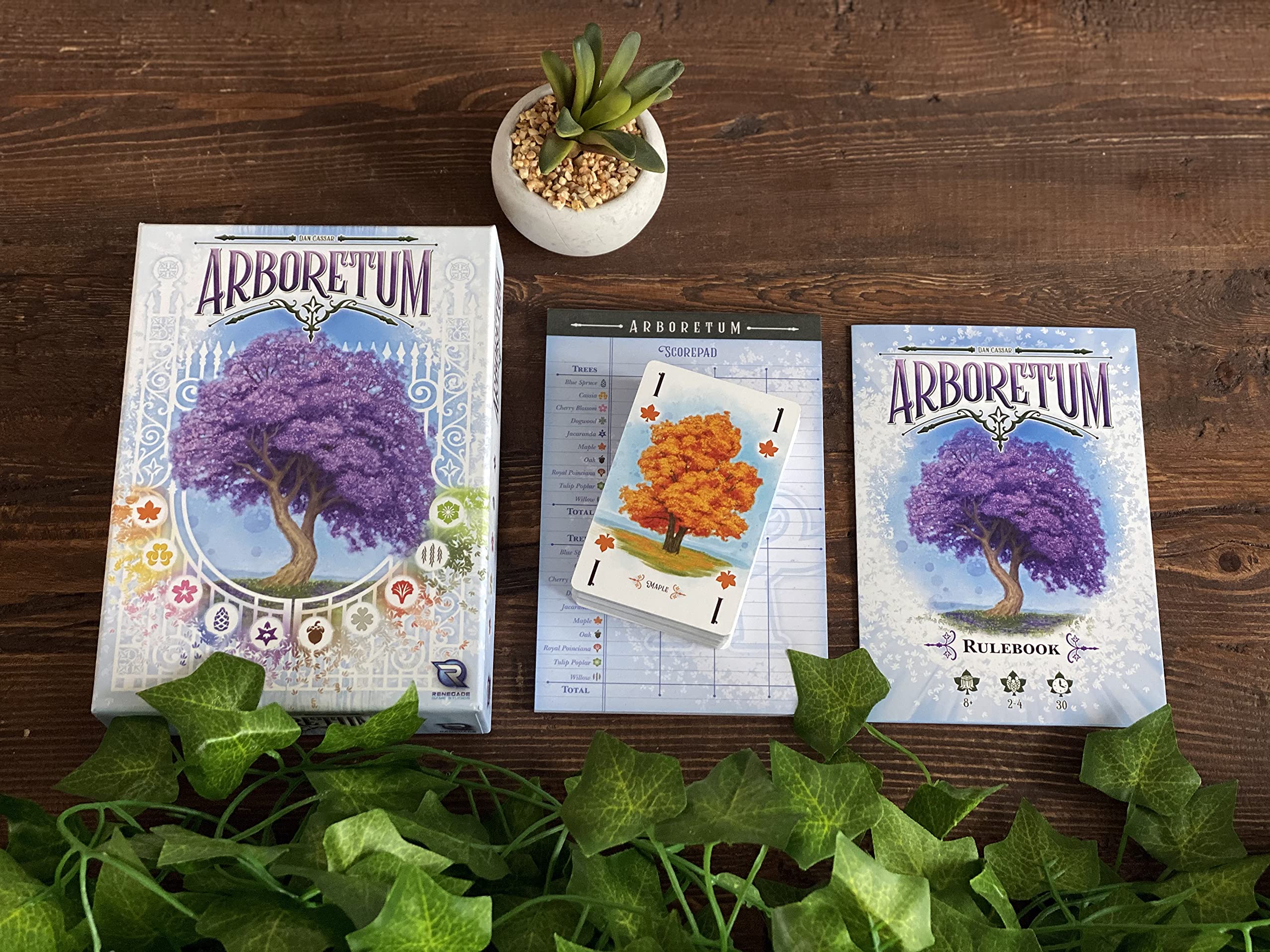 Renegade Game Studios Arboretum Strategy Card Game That Challenges 2-4 Players Aged 8 & Up to Create The Most Beautiful Garden (Packaging May Vary)