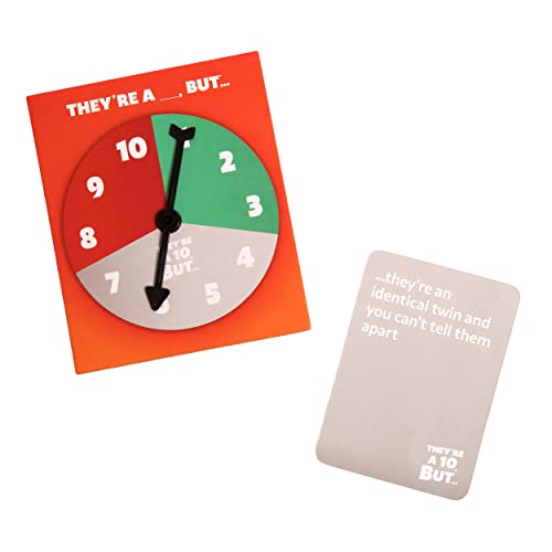 They're a 10 But...The Hot or Not Party Game - Fun Card Games for Adults by What Do You Meme®