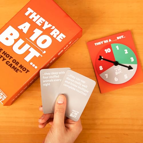 They're a 10 But...The Hot or Not Party Game - Fun Card Games for Adults by What Do You Meme®