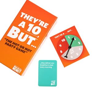 They're a 10 But...The Hot or Not Party Game - Fun Card Games for Adults by What Do You Meme®