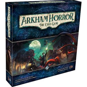 arkham horror card game - mystery cooperative card game for ages 14+, 1-2 players, 1-2 hour playtime by fantasy flight games