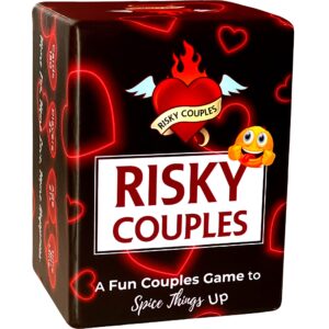 risky couples - super fun couples game for date night: 150 spicy dares & questions for your partner. romantic anniversary & valentines gifts. card game for couple