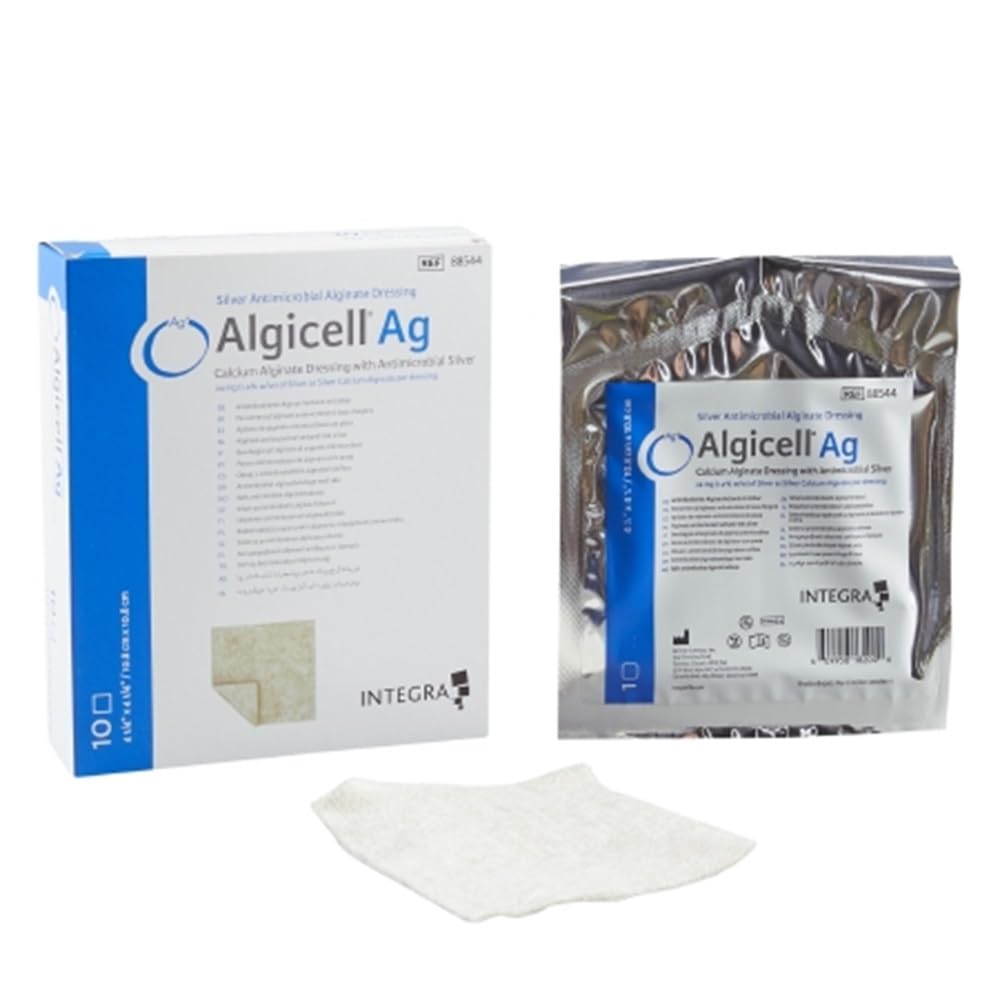 ALGICELL Ag Silver Calcium Alginate - 4.25 x 4.25 - 10ct by DermaScience