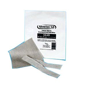 silver calcium alginate dressing st nonwoven 3/4"x12" rope