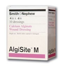 algisite m calcium alginate dressings - 4" x 4"