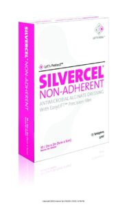 silvercel non-adherent dressing [silvercel non-adh dsg 2x2]