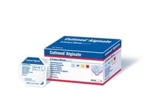 cutimed alginate calcium wound dressing 1" x 11.75" rope (box of 5) # 7263403