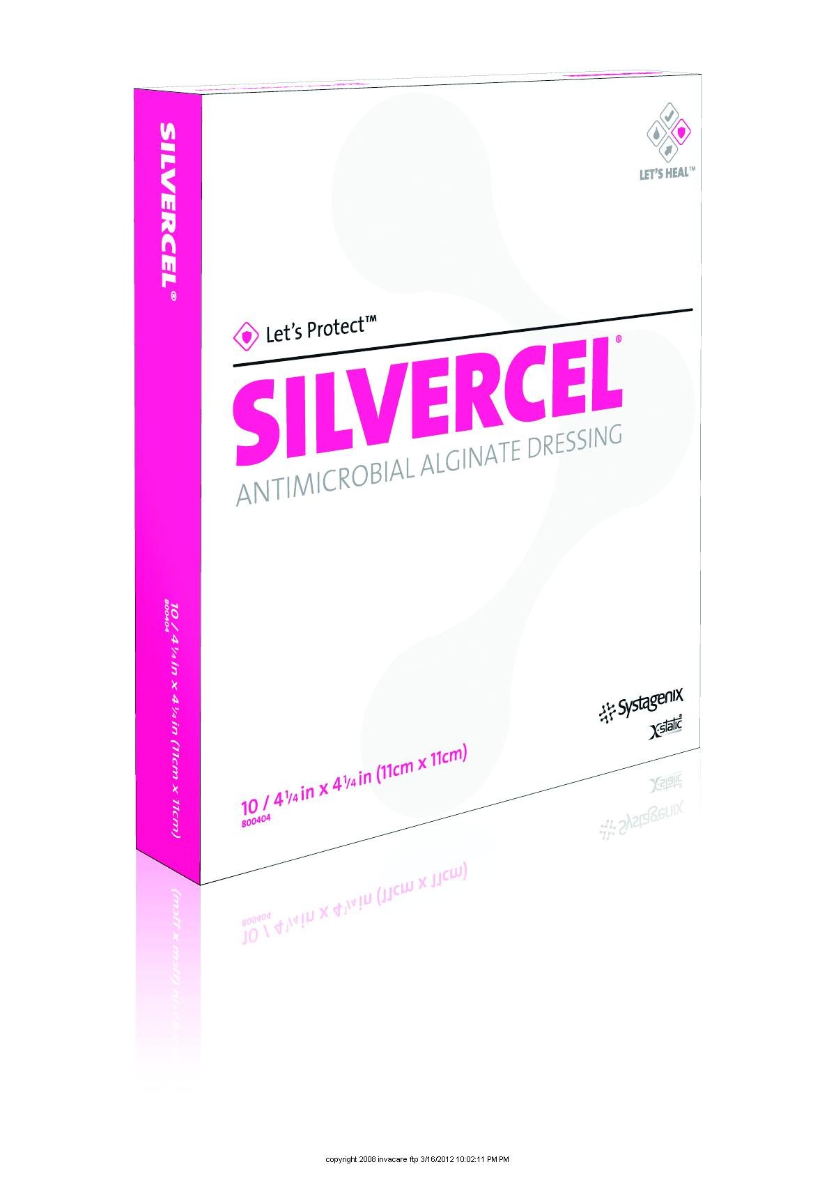 SILVERCEL Antimicrobial Alginate Dressing [4X4] 1 Dressing