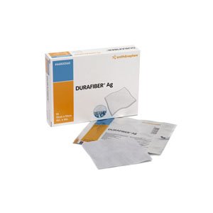 durafiber ag gelling fiber dressing 4" x 4" part no. 66801174 (10/box)