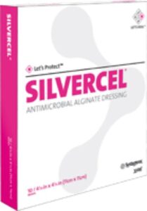 53800112 - silvercel antimicrobial alginate dressing 1 x 12 rope, box of 5