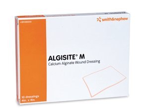 smith and nephew algisite m-calcium alginate dressing 4 inches x 4 inches - 10 ea