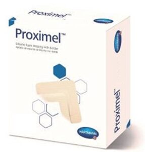 hartmann 14300000 proximel silicone foam dressing with border (pack of 10)