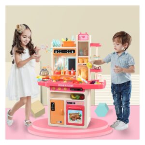 jawm kitchen playset with real cooking and water boiling sounds gifts for kids girls boys