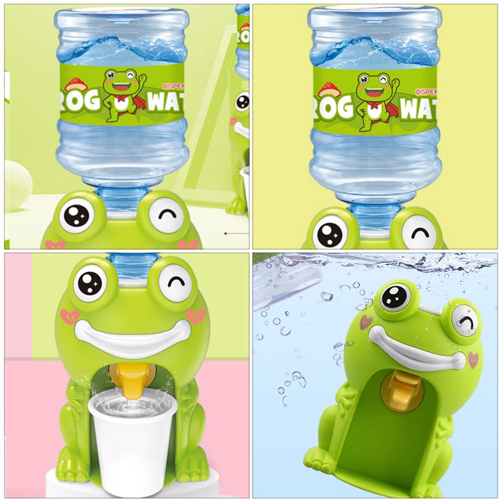 Small Water Dispenser Mini Water Dispenser for , Pig and Water Machine Pretend Play Kitchen Supplies for Girls Boys Desktop Water Cooler