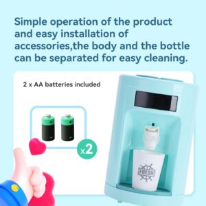 Mini Water Dispenser,Pretend Play Kitchen Playsets Kids Water Dispenser, Play Kitchen with Lights and Sounds Small Water Dispenser Age 3+