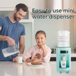 Mini Water Dispenser,Kids Water Dispenser Kids Kitchen Playset with Lights and Effects,Desktop Water Dispenser Toy Kitchen Appliances for Children Ages 3-12