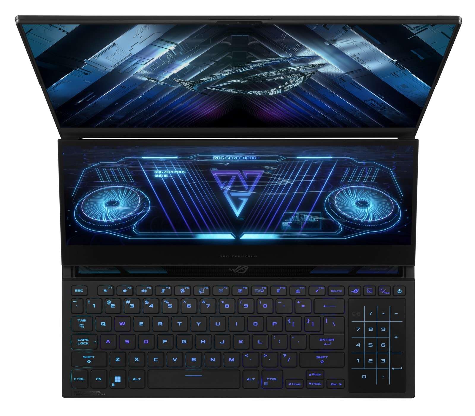 XOTICPC ASUS ROG Zephyrus Duo 16 GX650PY-XS97 Gaming Laptop (AMD Ryzen 9 7945HX, 64GB RAM, 4TB NVMe SSD, RTX 4090 16GB, 16" QHD+ 240Hz 3ms, Windows 11 Pro) GX650P Gamer Notebook Computer