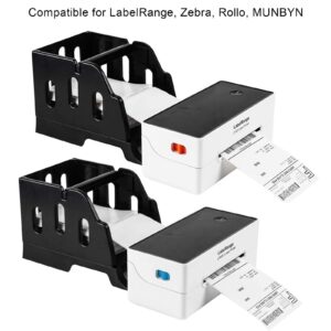 LabelRange 4''X6'' Direct Thermal Shipping Labels (1000 4x6 Fan-fold Labels) - Permanent Adhesive Postage Labels - Commercial Grade - LabelRange/Rollo/Munbyn Compatible