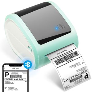 asprink bluetooth thermal label printer 4x6 - wireless shipping label printer for small business packages - thermal label printer bluetooth, shipping label printer compatible with iphone, usps, amazon