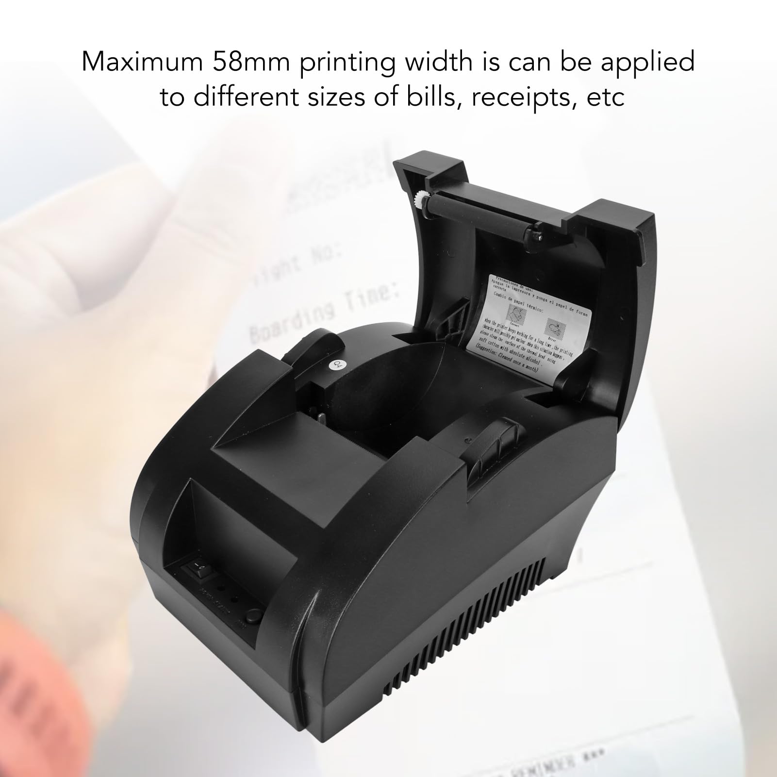 Rollo USB Shipping Label Printer Fast Clear, Easy Connection with Phone and Tablet Thermal 4x6 Label Printer, Overheating Protection, Multi Purpose (USB US Plug)