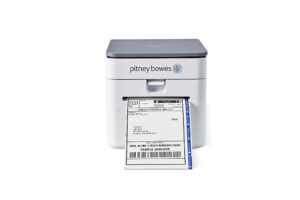 pitney bowes shipping label printer with built-in scale, all-in-one shipping solution from, on shipping with pitneyship™ cube and software application