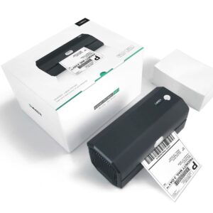 IIMMER Professional Label Printer - Commercial Grade Label Maker with High-Speed Direct Thermal Printing for Shipping, Barcode, Address, Labeling, Mailing, Compatible with Windows and Mac