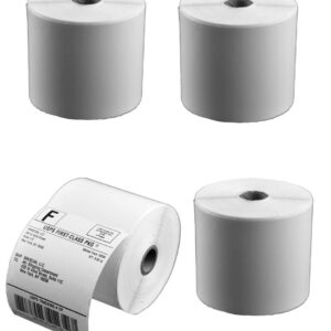 Arkscan 2054A-USB Thermal Shipping Label Printer with Four Rolls of SL450 4x6 Shipping Labels - 450 Labels per roll