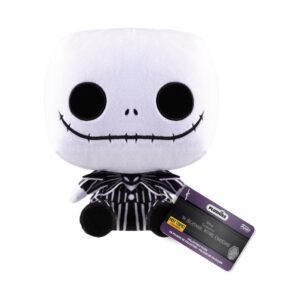 pop! plush disney's tnbc the nightmare before christmas - jack skellington *glow in the dark* (hot topic exclusive)