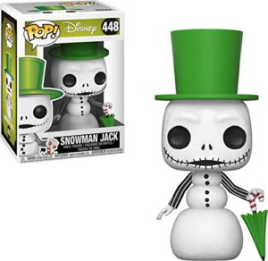 funko pop disney: nightmare before christmas - snowman jack skellington collectible figure, multicolor