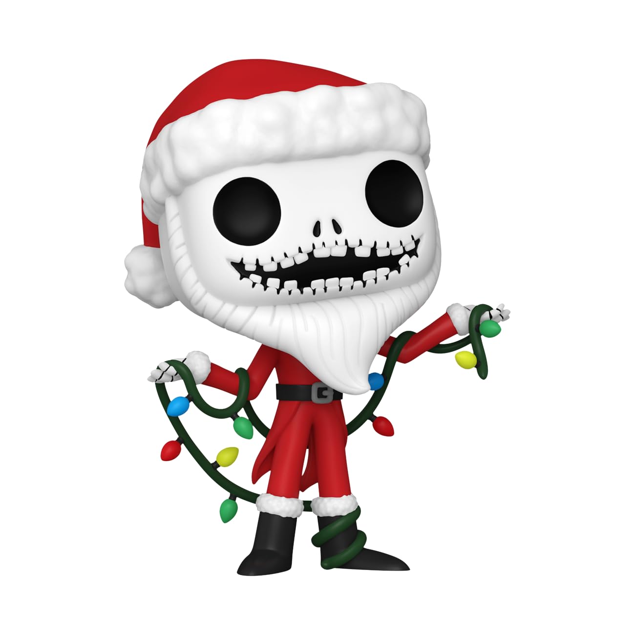 Funko Pop! Disney: The Nightmare Before Christmas 30th Anniversary - Santa Jack (Glow in The Dark), Amazon Exclusive