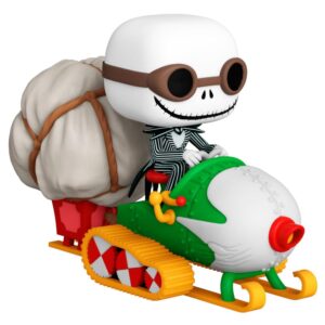 funko pop ride super deluxe: nightmare before christmas - jack and snowmobile, multicolor (49146)