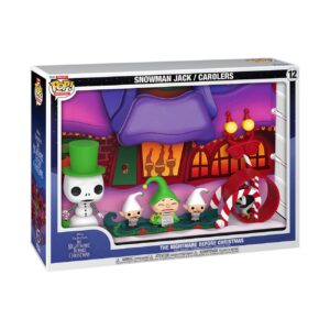 funko pop! moments deluxe: the nightmare before christmas - snowman jack and carolers