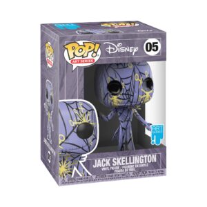 funko pop! disney: the nightmare before christmas - jack skellington artist's series with case