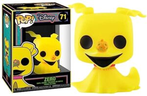 funko pop! disney: the nightmare before christmas - zero (blacklight)