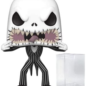 Funko Disney: The Nightmare Before Christmas - Jack Skellington (Scary Face) Pop! Vinyl Figure (Bundled with Compatible Pop Box Protector Case)