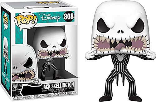 Funko Disney: The Nightmare Before Christmas - Jack Skellington (Scary Face) Pop! Vinyl Figure (Bundled with Compatible Pop Box Protector Case)