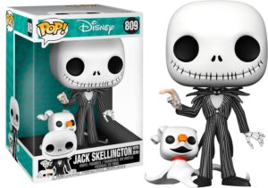 funko pop! disney: the nightmare before christmas - 10 inch jack skellington with zero