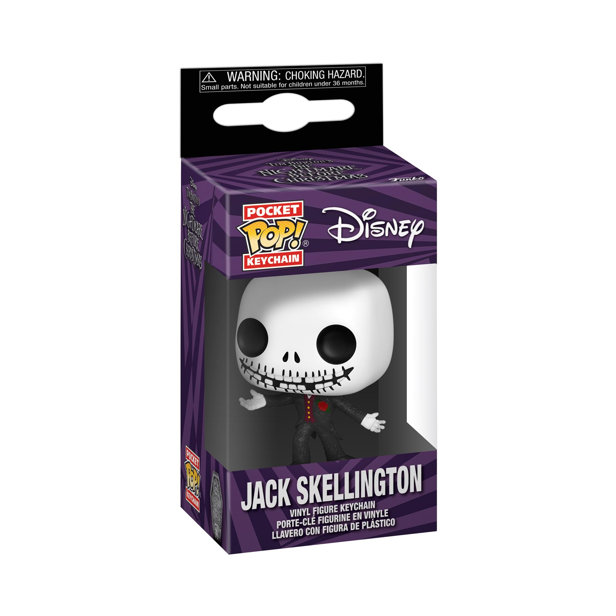 Funko Pop! Keychain: The Nightmare Before Christmas 30th Anniversary - Jack Skellington