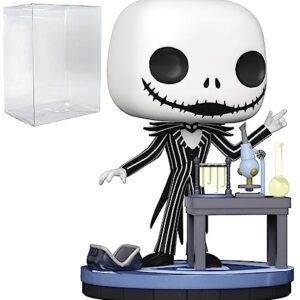 POP Disney: The Nightmare Before Christmas 30th Anniversary - Jack Skellington Lab Funko Vinyl Figure (Bundled with Compatible Box Protector Case) Multicolored 3.75 inches