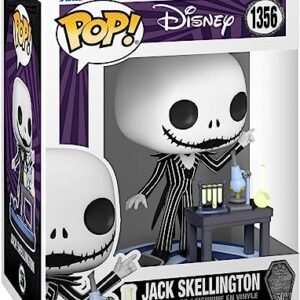 POP Disney: The Nightmare Before Christmas 30th Anniversary - Jack Skellington Lab Funko Vinyl Figure (Bundled with Compatible Box Protector Case) Multicolored 3.75 inches