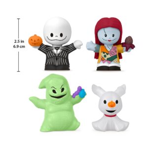 ​Little People Collector Disney Tim Burton’s The Nightmare Before Christmas Special Edition Set for Adults & Fans, 4 Figures in Display Box