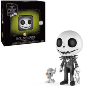 funko 5 star: nightmare before christmas - jack skellington with zero collectible figure, multicolor