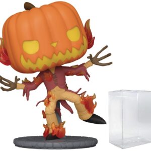 POP Disney: The Nightmare Before Christmas 30th Anniversary - Pumpkin King Funko Vinyl Figure (Bundled with Compatible Box Protector Case) Multicolored 3.75 inches