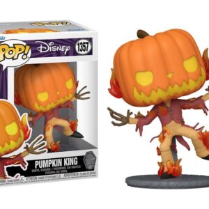 POP Disney: The Nightmare Before Christmas 30th Anniversary - Pumpkin King Funko Vinyl Figure (Bundled with Compatible Box Protector Case) Multicolored 3.75 inches