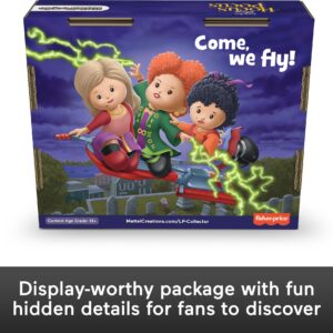 ​Little People Collector Disney Hocus Pocus Figure Set with Winifred Sarah and Mary Sanderson in a Display Gift Box for Fans