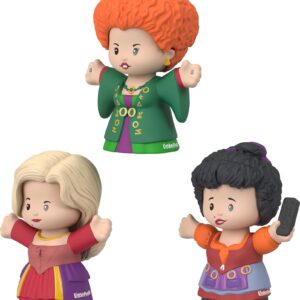 ​Little People Collector Disney Hocus Pocus Figure Set with Winifred Sarah and Mary Sanderson in a Display Gift Box for Fans