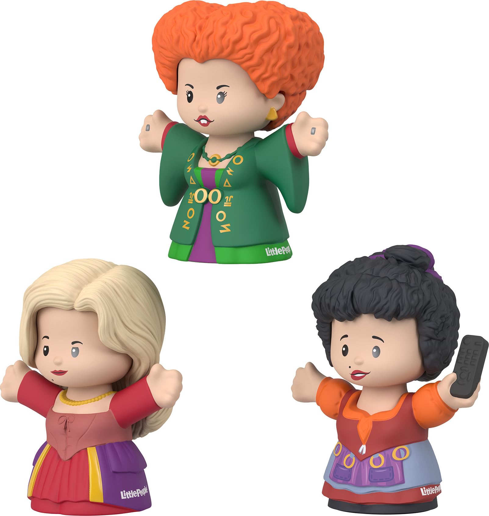 ​Little People Collector Disney Hocus Pocus Figure Set with Winifred Sarah and Mary Sanderson in a Display Gift Box for Fans