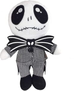 illuokey jack skellington plush doll nightmare before christmas toys - pumpkin king plush stuffed lovely baby dolls (9.5 inches, black)